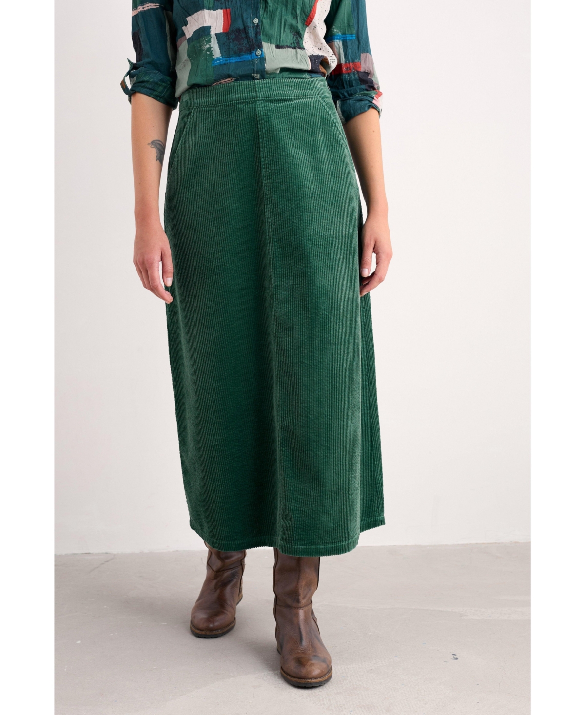 Click here for Seasalt Cornwall Womens Window Wren Skirt - Dark f... prices