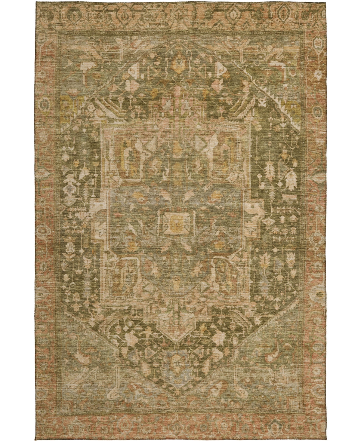 Click here for Dalyn Solace SL14 26x310 Area Rug - Moss  Beige prices