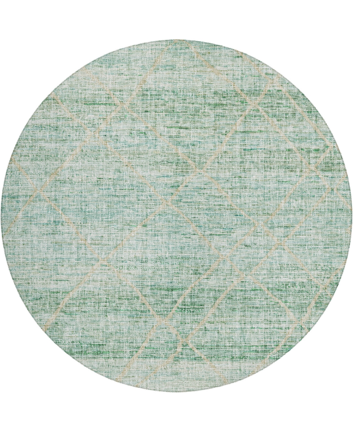 Click here for Dalyn Portico PO1 8x8 Round Area Rug - Mint  Jade prices