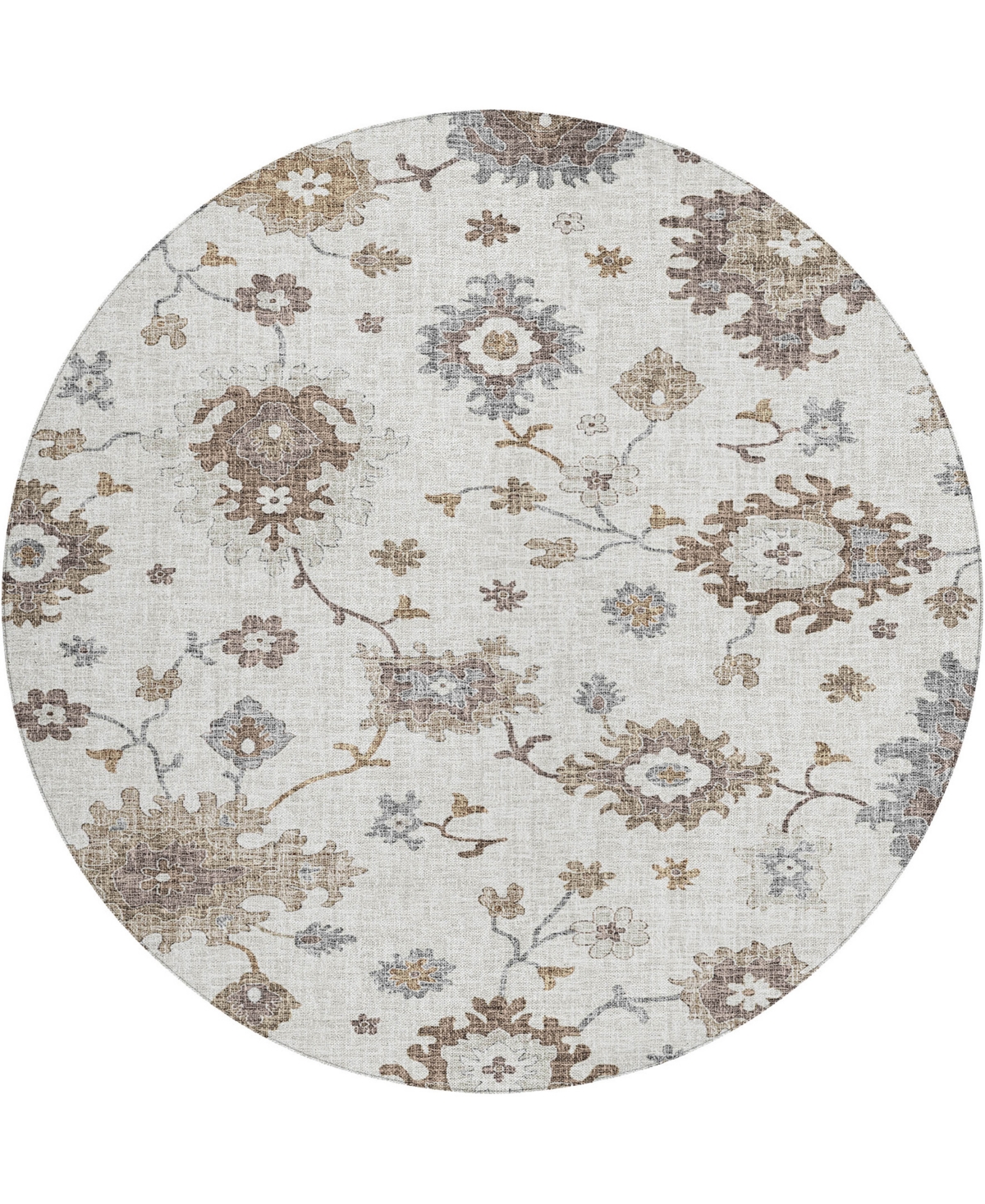 Click here for Dalyn Portico PO6 8x8 Round Area Rug - Ivory prices
