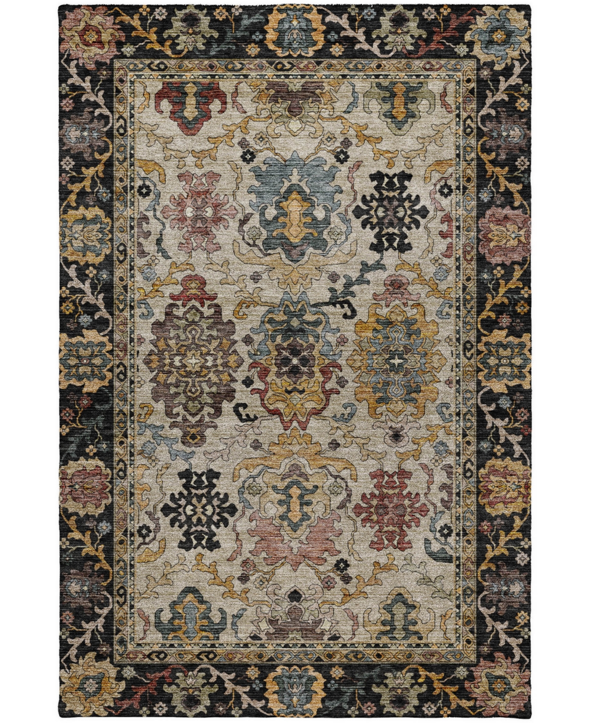 Click here for Dalyn Silk Road SR5 9x12 Area Rug - Black prices