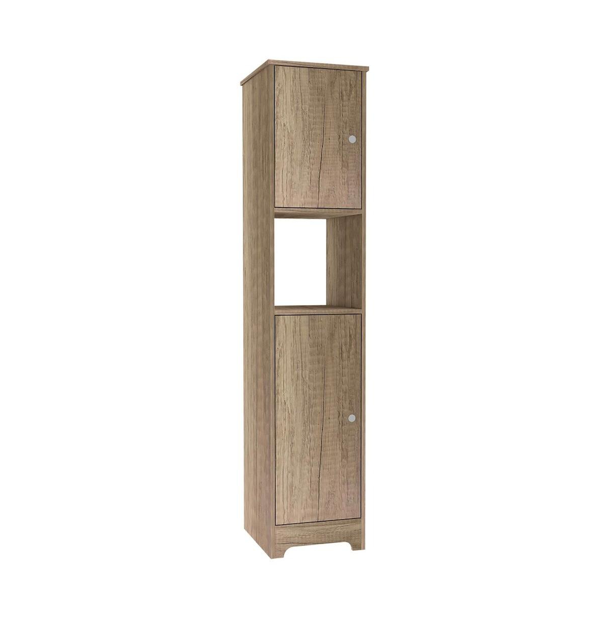 Click here for Tuhome Ibis Linen Cabinet Light Oak Mdf - Brown prices