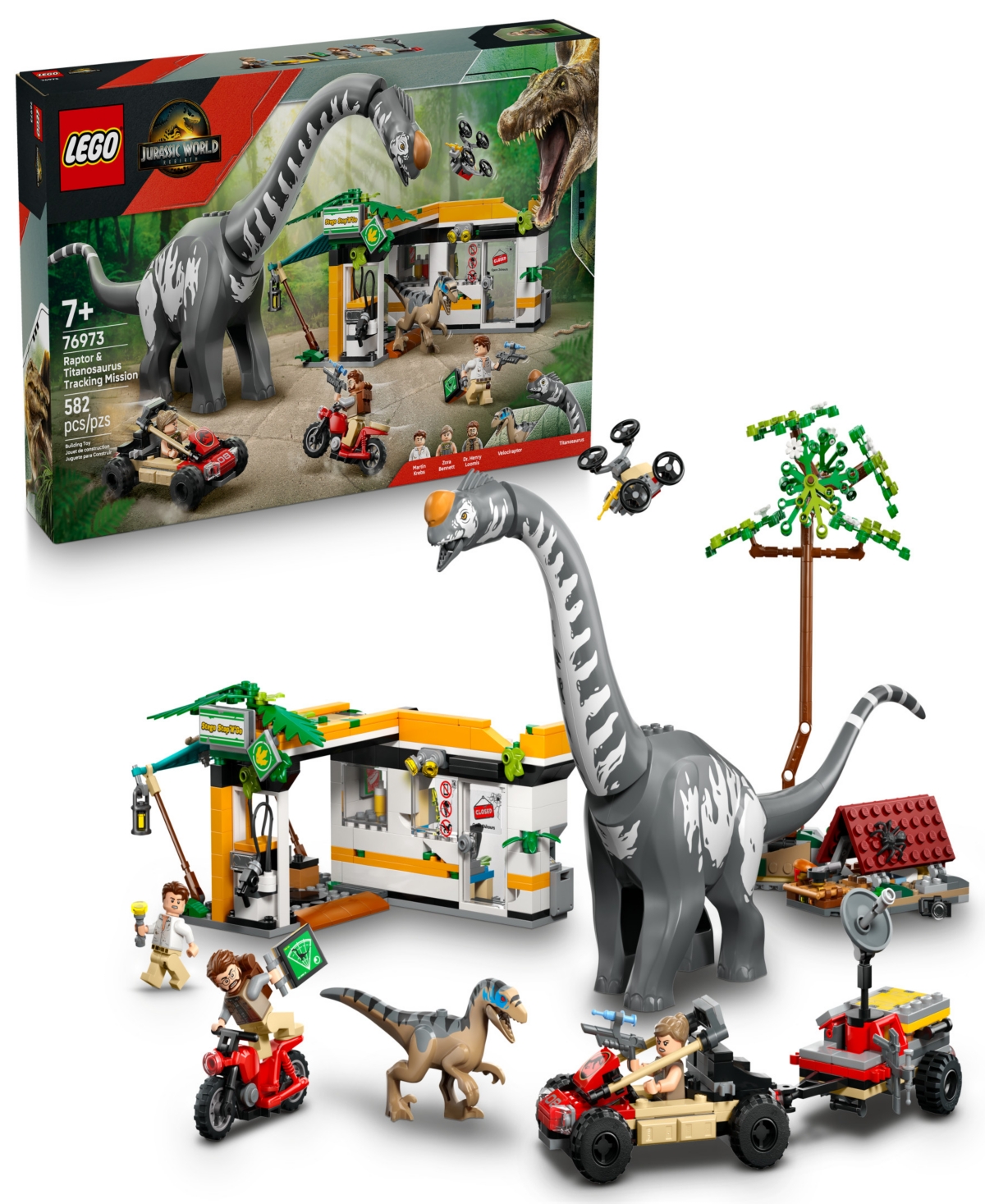 Click here for Lego Jurassic World Raptor Titanosaurus Tracking M... prices