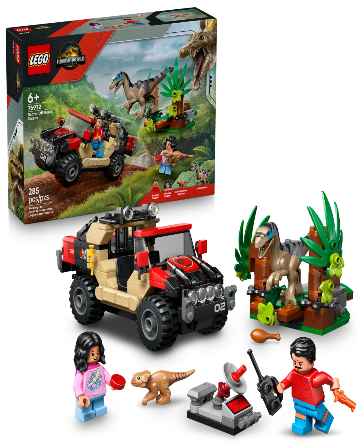 Click here for Lego Jurassic World Raptor Off-Road Escape Toy 769... prices