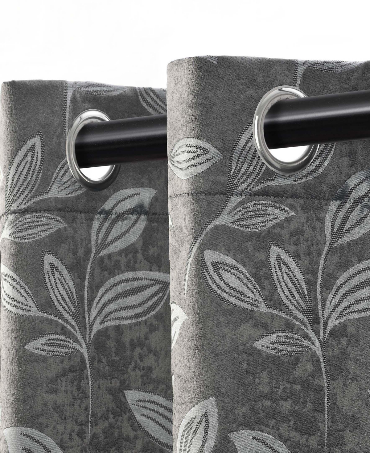 Click here for Superior Modern Leaves Room Darkening Grommet Top... prices