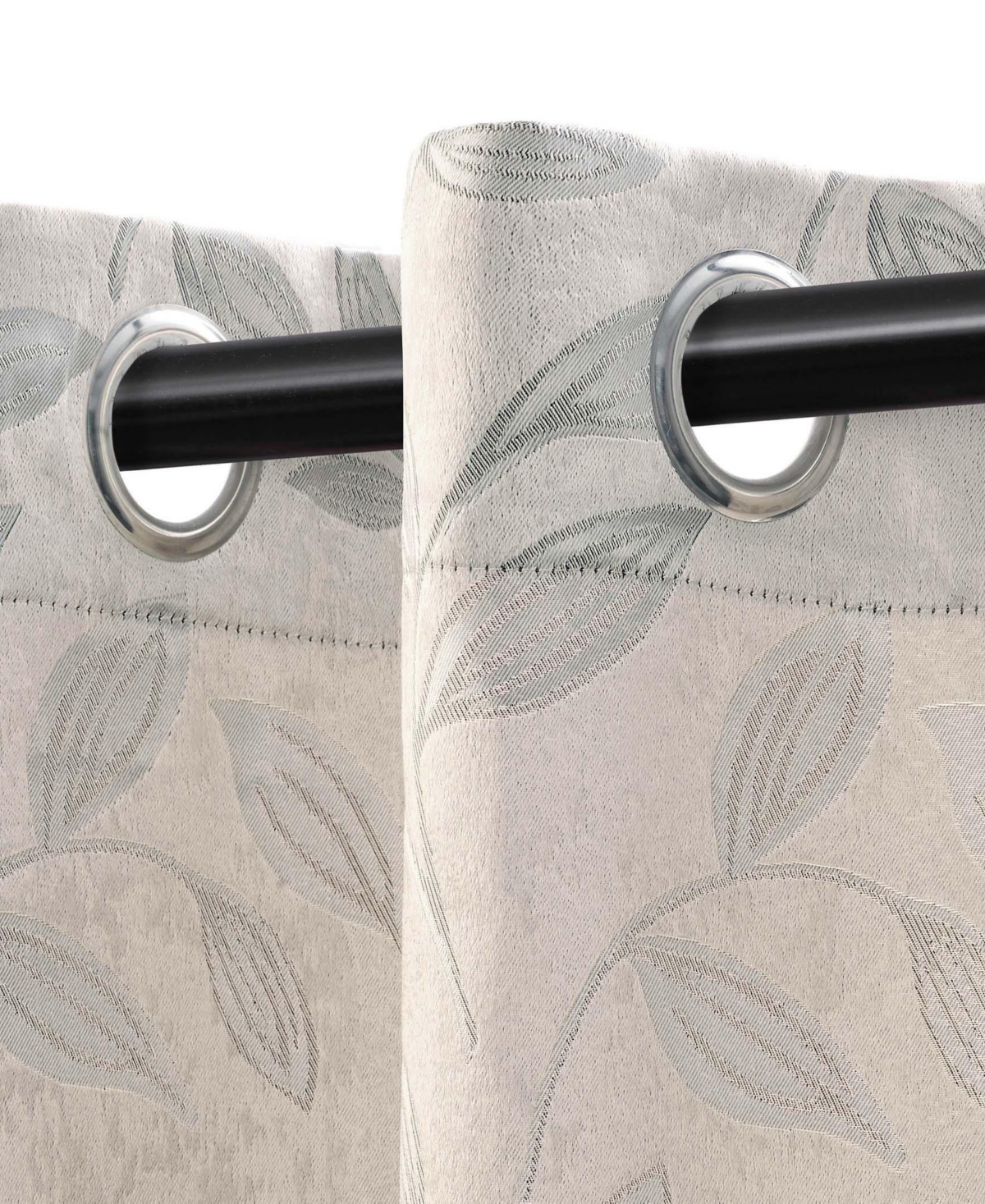 Click here for Superior Modern Leaves Room Darkening Grommet Top... prices