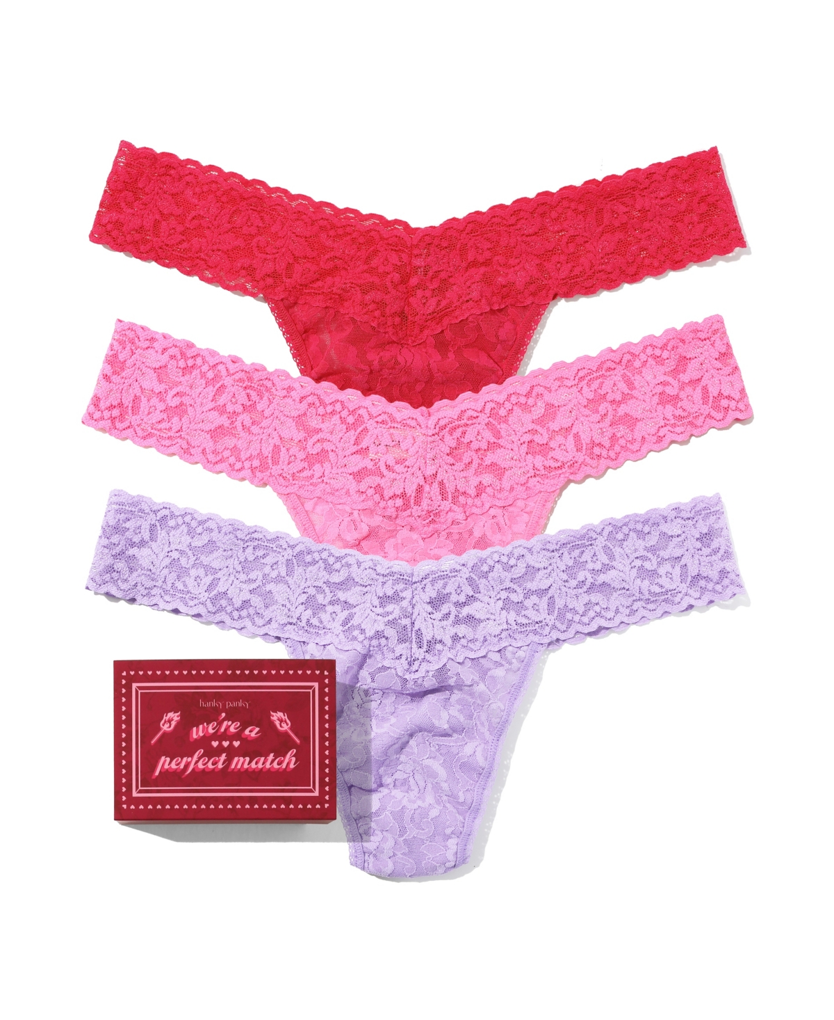 Click here for Hanky Panky Womens Signature Lace Low Rise 3 Pack... prices
