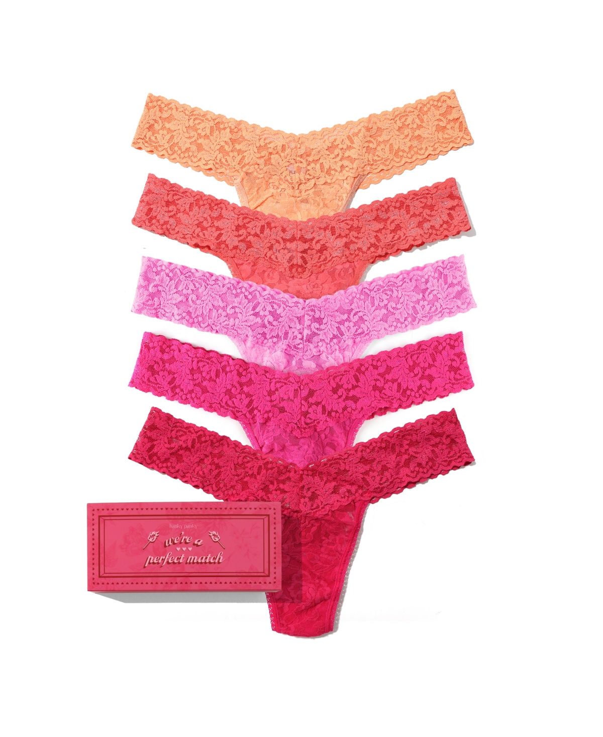 Click here for Hanky Panky Womens Signature Lace Low Rise 5 Pack... prices