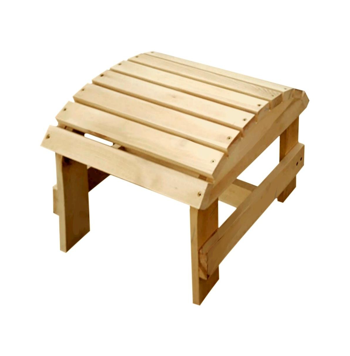 Click here for Jiallo Natural Adirondack Pine Ottoman - Color: na... prices