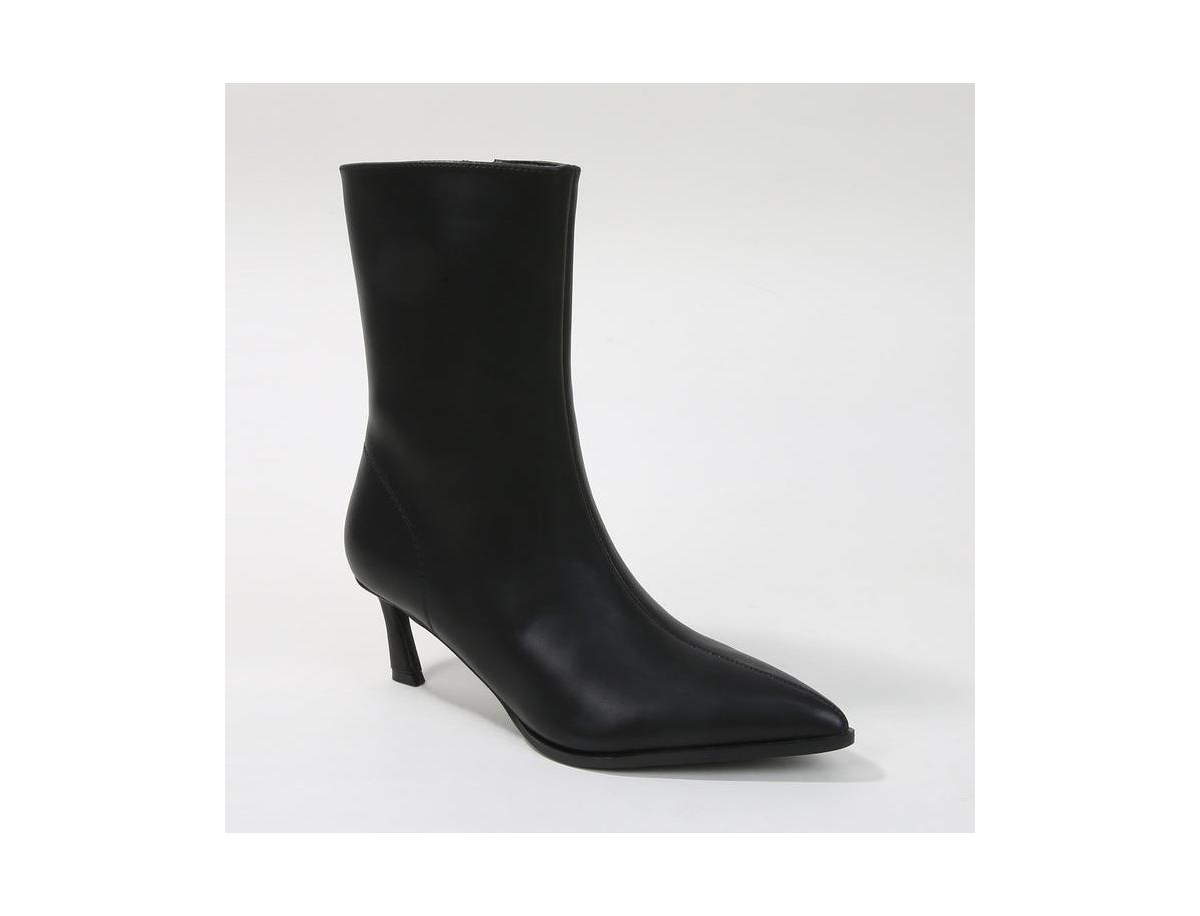 Click here for Berness Toby Kitten Heel Mid-Calf Boots - Black prices