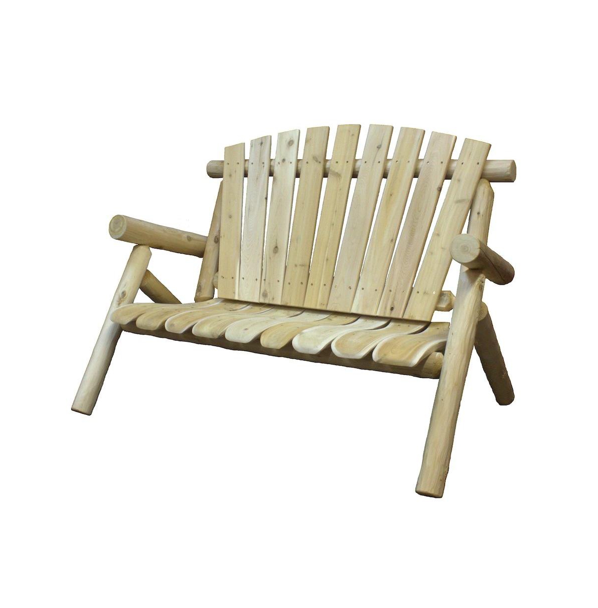 Click here for Contoured Comfort Cedar Log 4ft Love Seat - Beige prices