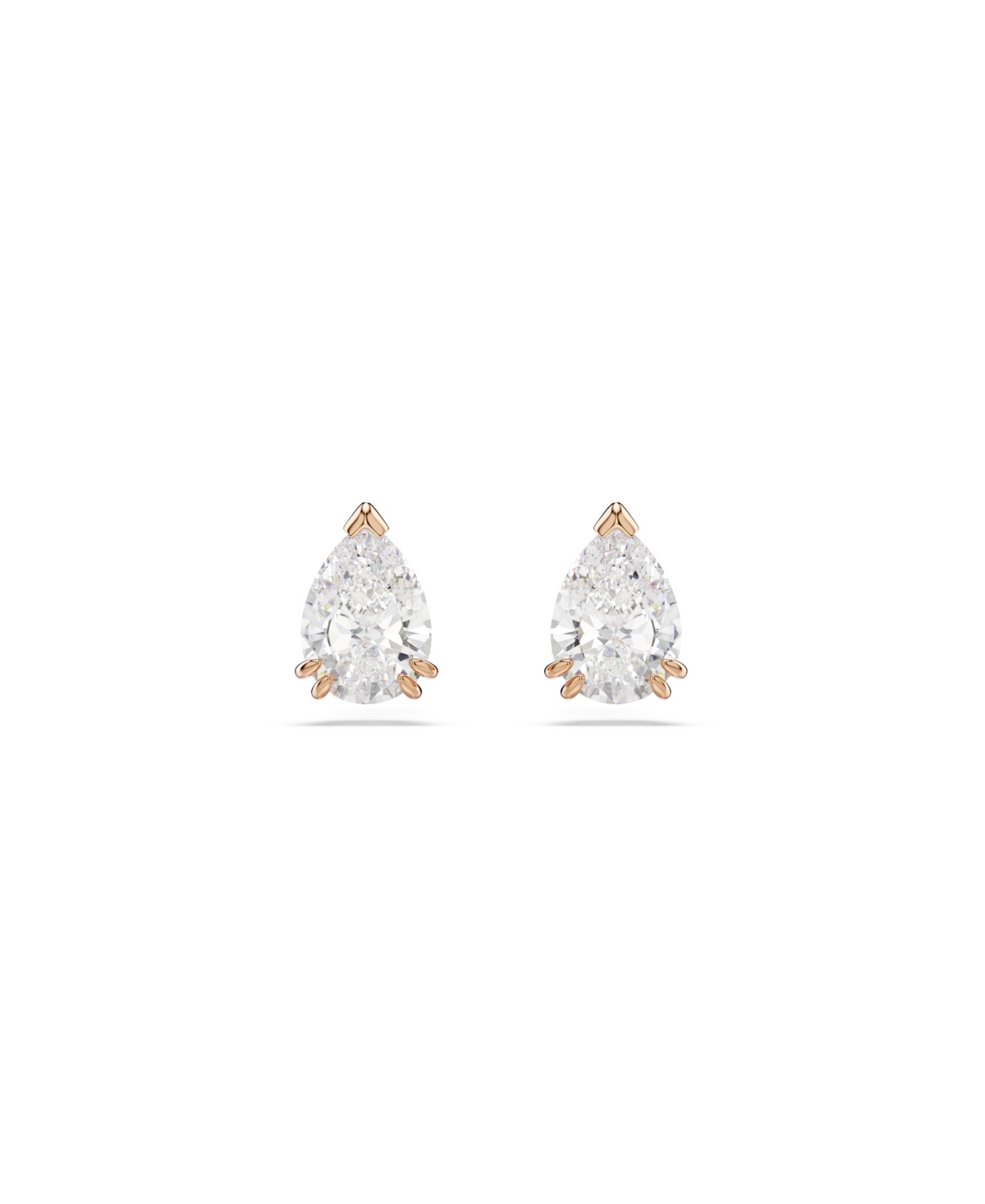 Click here for Swarovski Stilla Rose Gold-Tone Plated Stud Earrin... prices