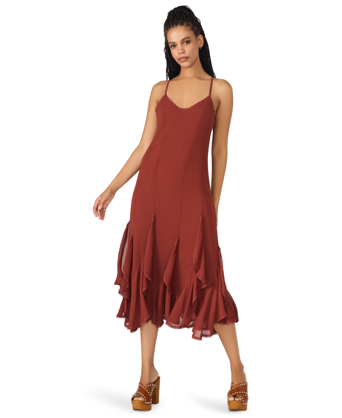 Click here for Steve Madden Womens Inari Sleeveless Midi Dress -... prices