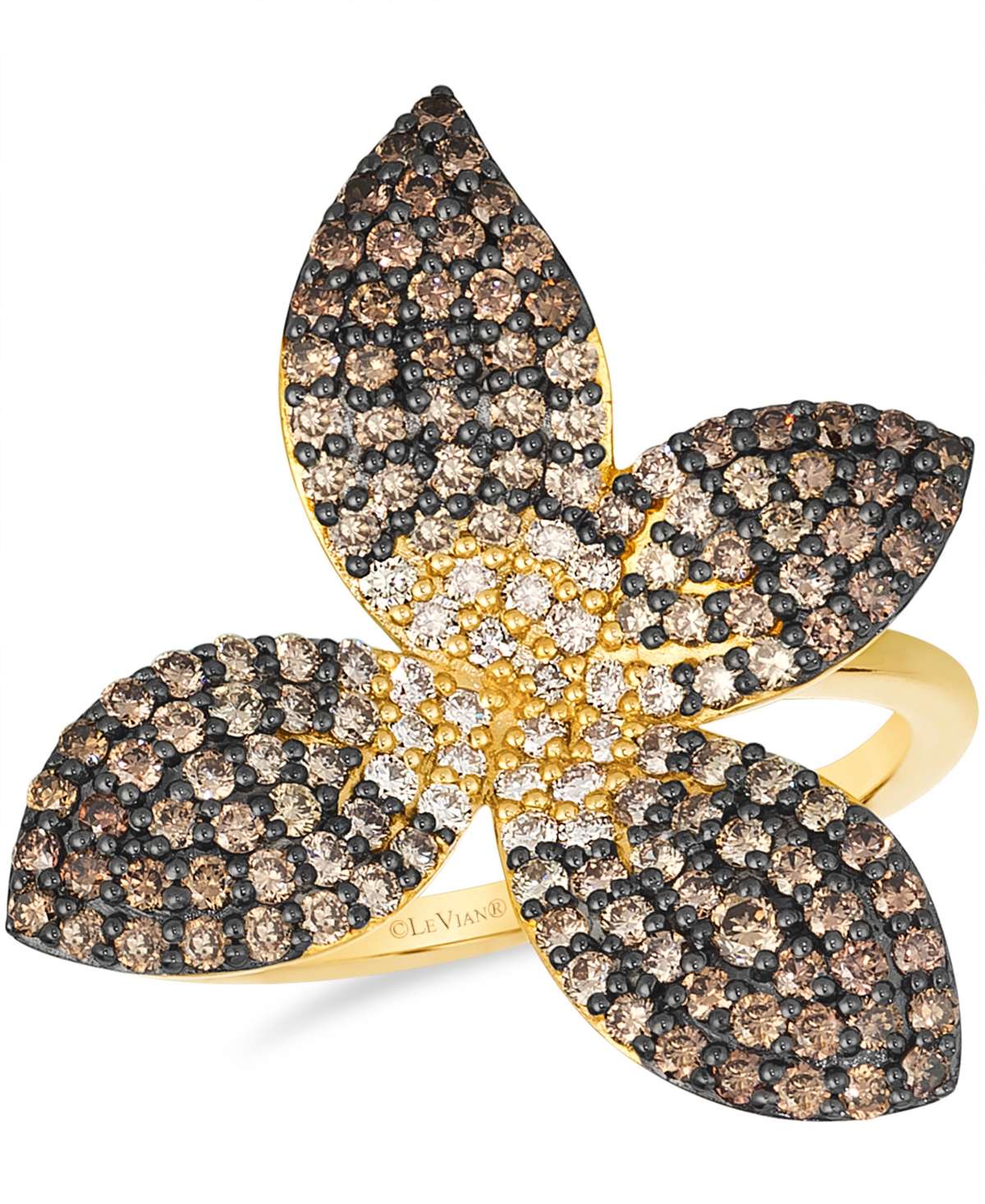 Click here for Le Vian Chocolate Ombre Diamond Ring (1.11 ct. t.w... prices
