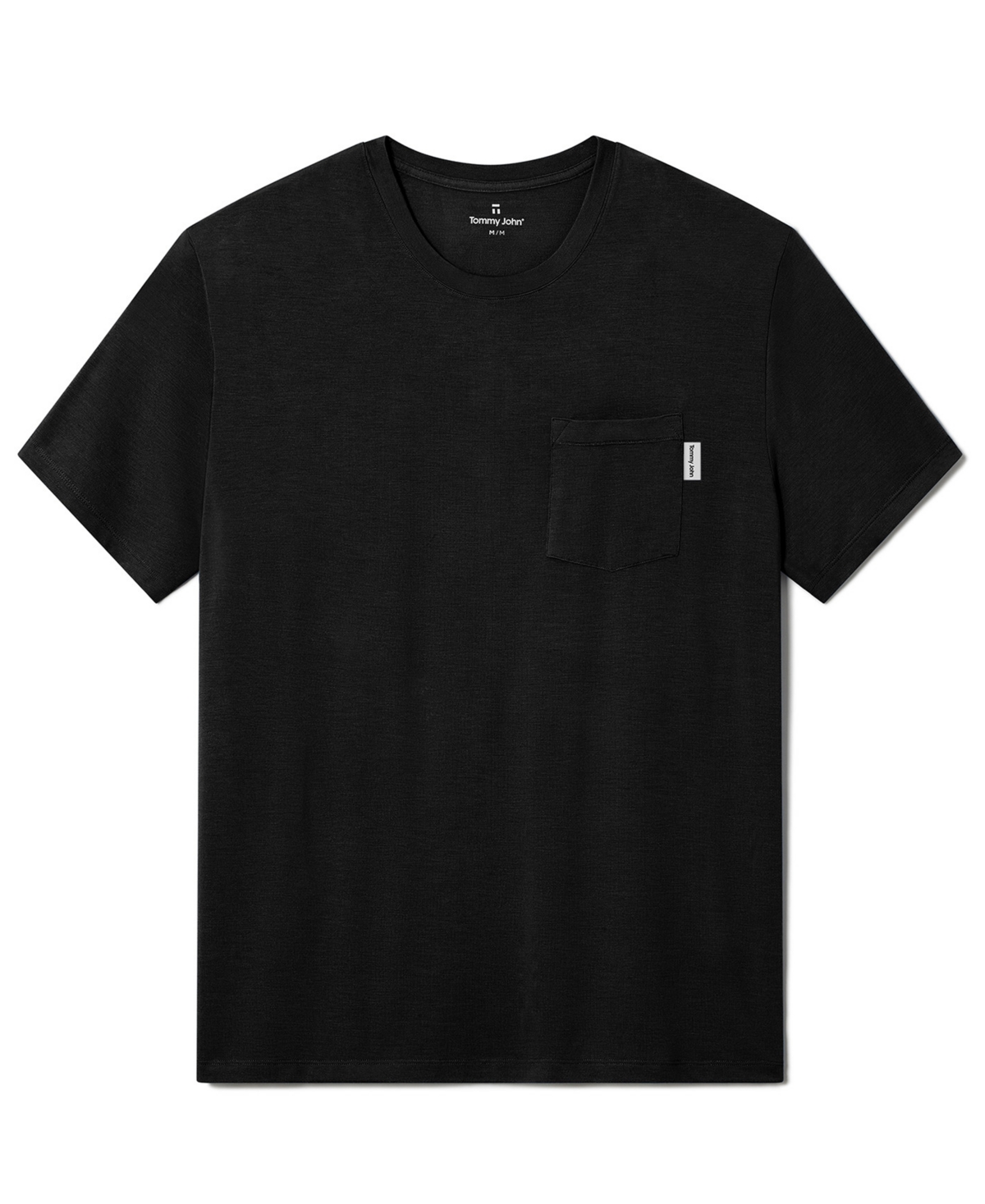 Click here for Tommy John Mens Second Skin Crewneck T-Shirt - Bla... prices