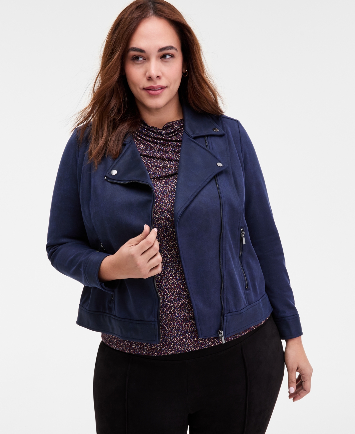 Click here for Liverpool Los Angeles Womens Notch Collar Moto Jac... prices