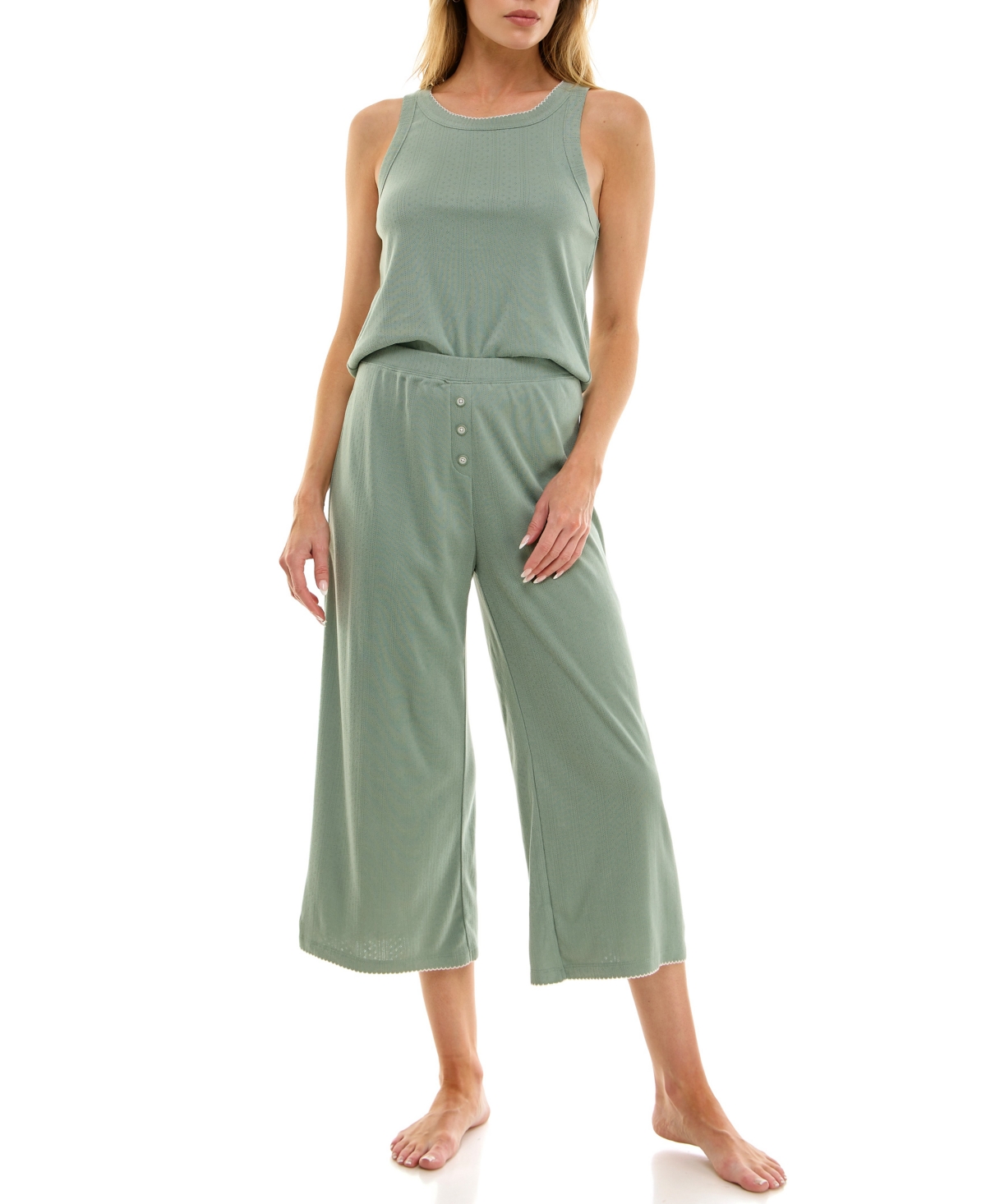 Click here for Roudelain Womens 2-Piece Contrast Binding Sleevele... prices