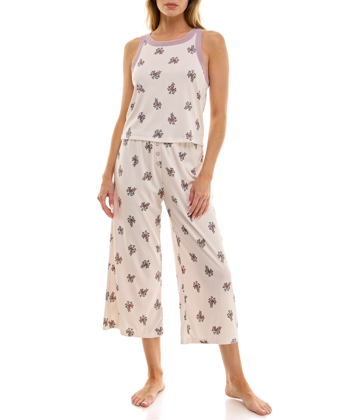 Click here for Roudelain Womens 2-Piece Contrast Binding Sleevele... prices