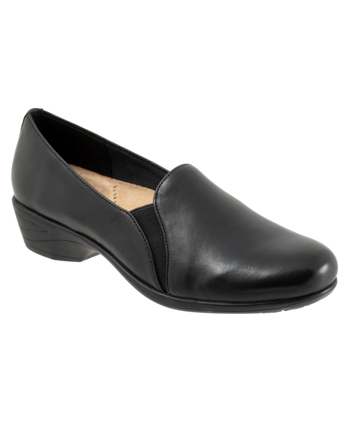 Click here for Trotters Reagan Flat - Black prices