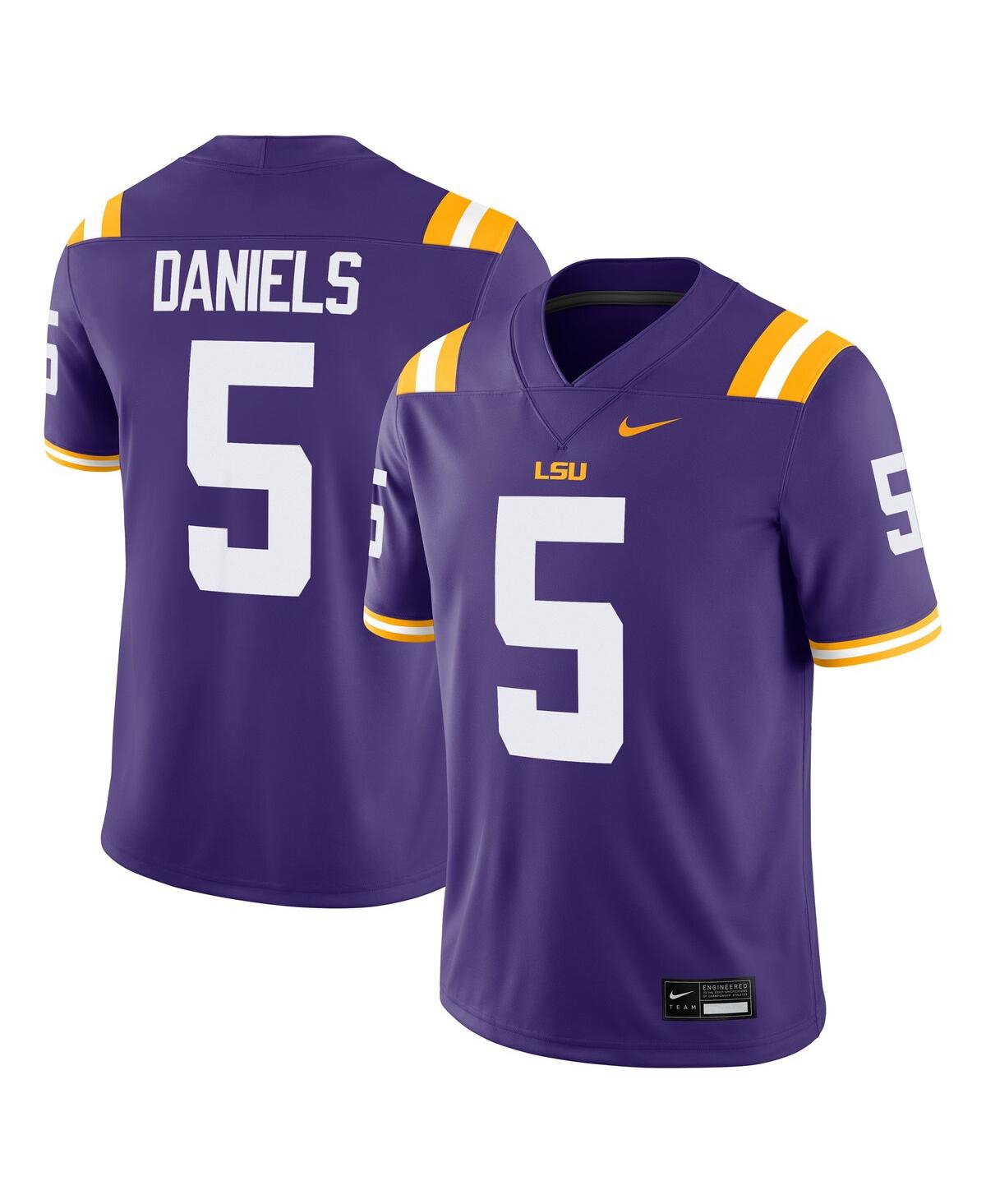 Click here for Nike Mens Jayden Daniels Purple Lsu Tigers Player... prices