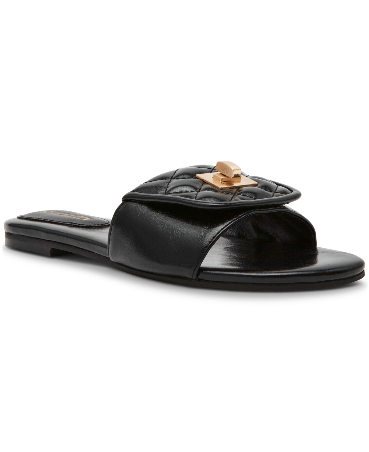Click here for Steve Madden Womens Moreland Turnlock Slide Sandal... prices