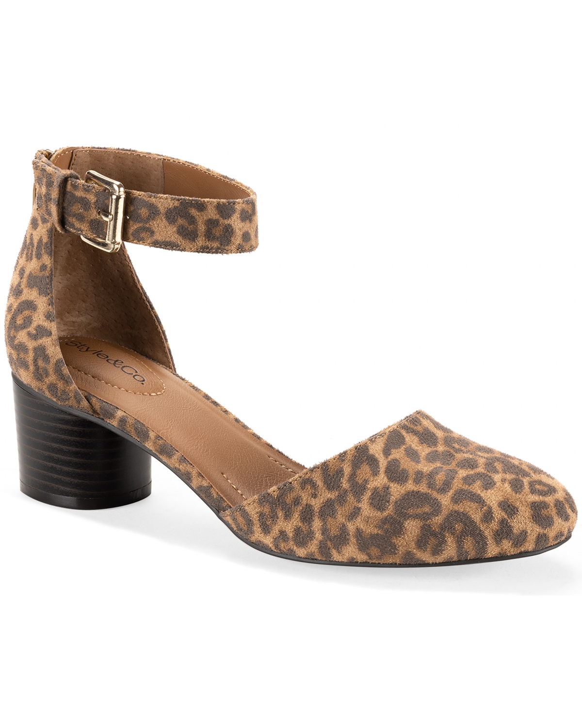 Click here for Style & Co Womens Alinaa Two-Piece Block Heel Dres... prices