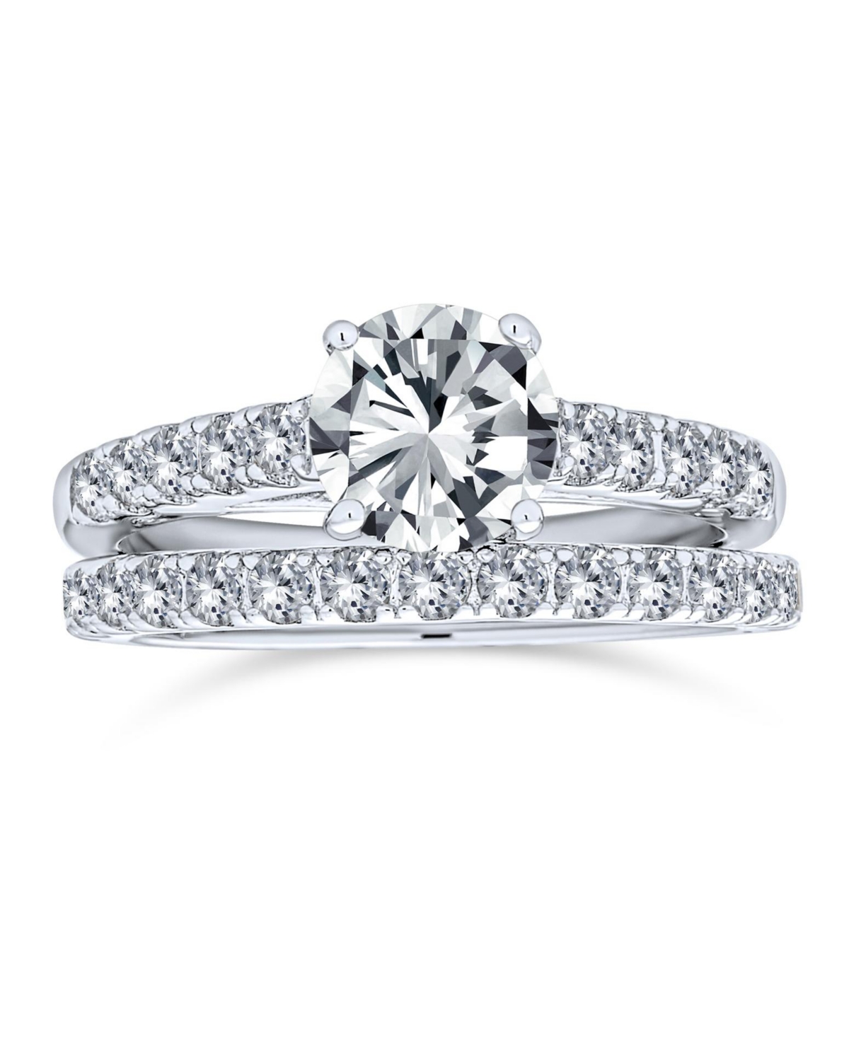 Click here for Bling Jewelry Classic Sterling Silver Princess Cut... prices