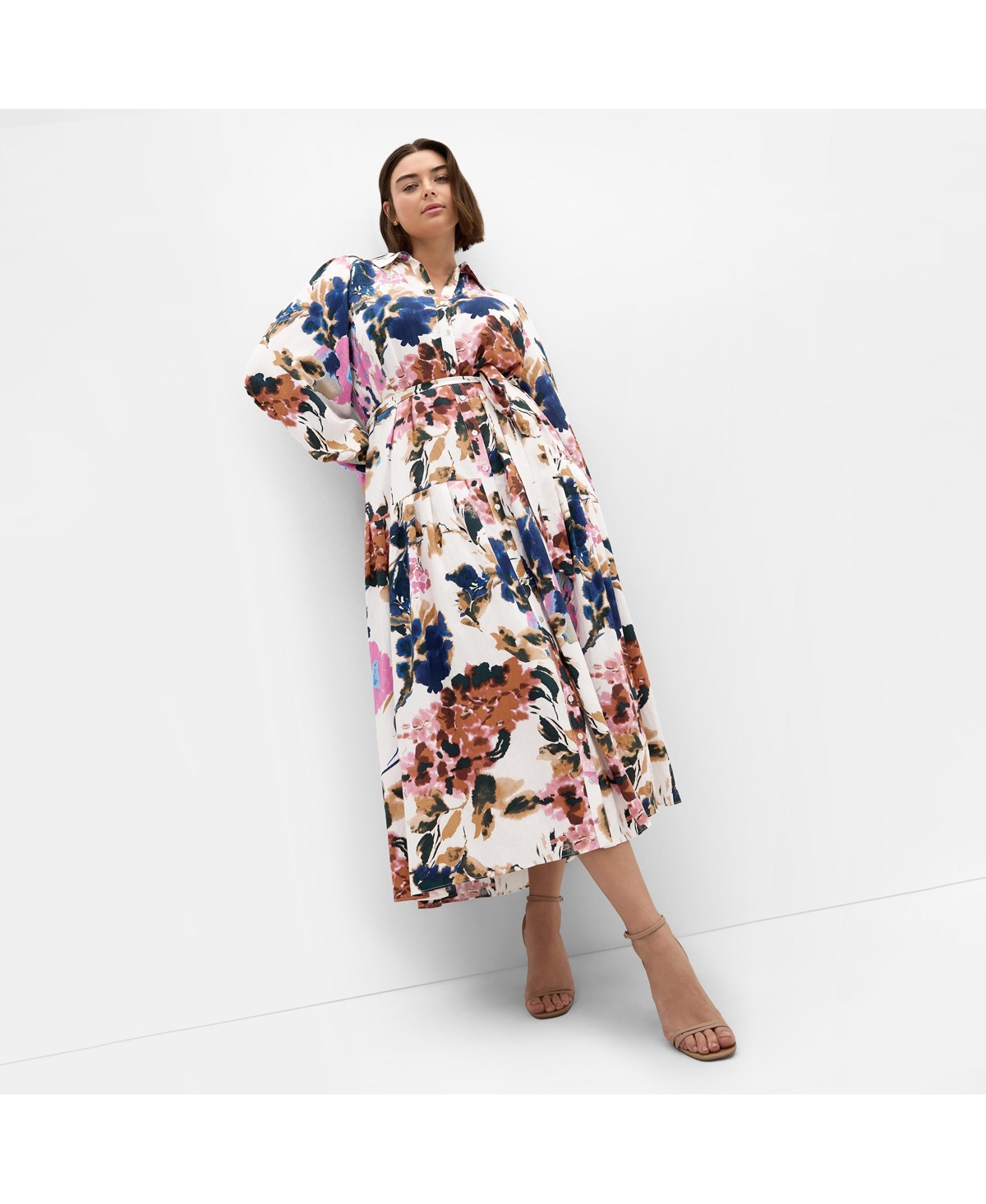 Click here for City Chic Womens Ezra Print Maxi Dress - Floral pr... prices