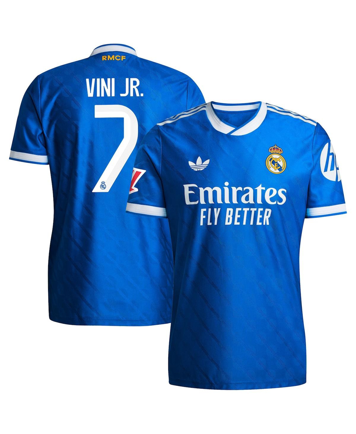 Click here for Adidas Mens Vinicius Junior Blue Real Madrid 2025/... prices
