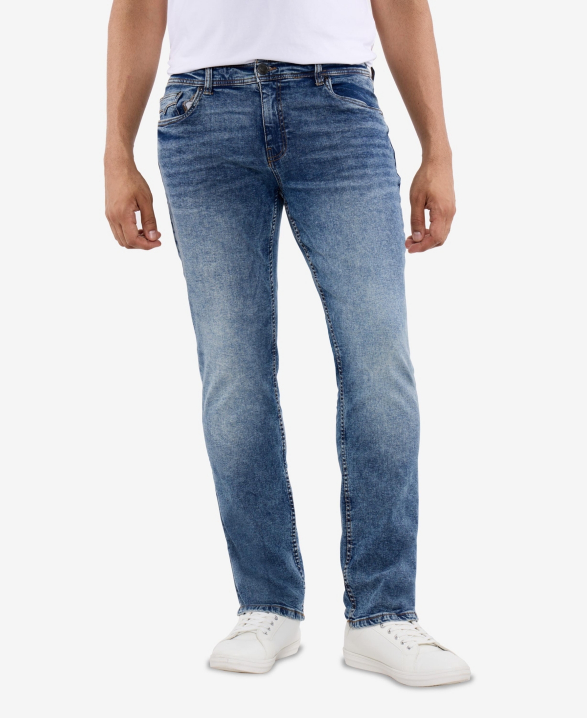 Click here for Xray Mens Slim Fit Silicone Back Pocket Jeans - Me... prices