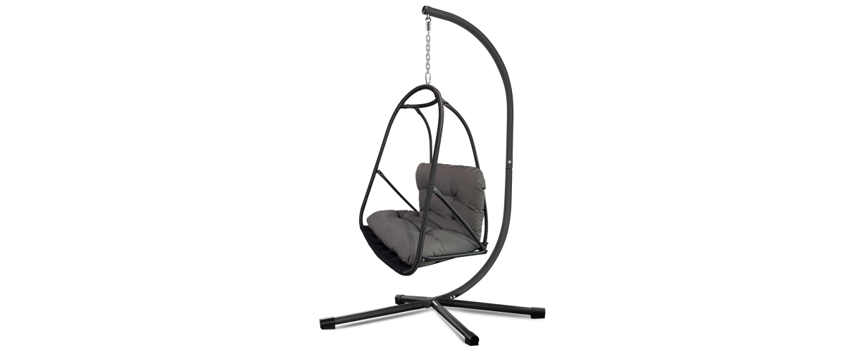 Click here for Flynama 55 Inch Swing Egg Chair with Stand Cup Hol... prices