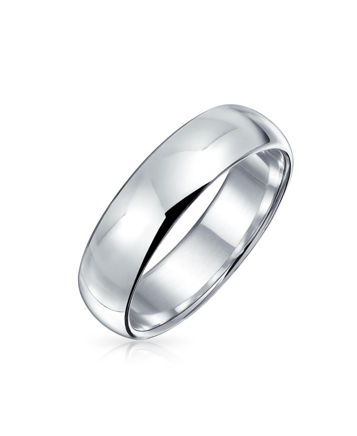 Click here for Bling Jewelry 5MM Classic Dome Band Ring in .925 S... prices