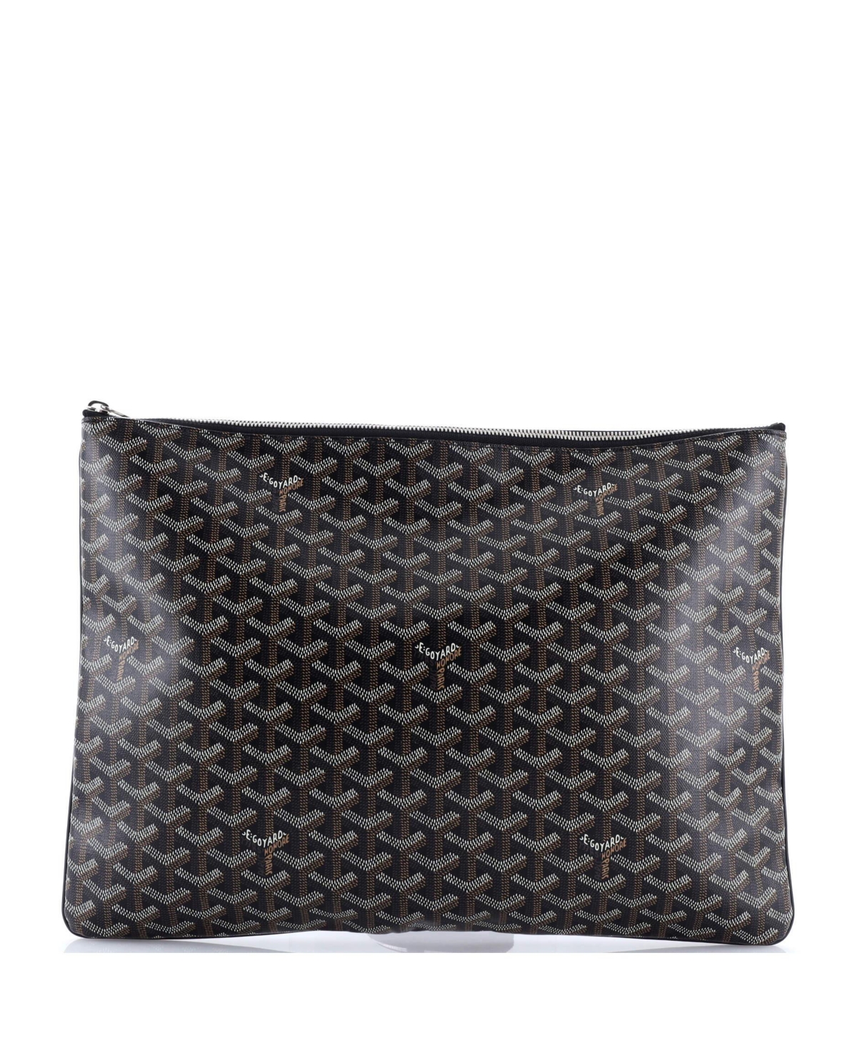 Click here for Pre-Owned Goyard Gm Senat Zip Pouch Coated Canvas... prices