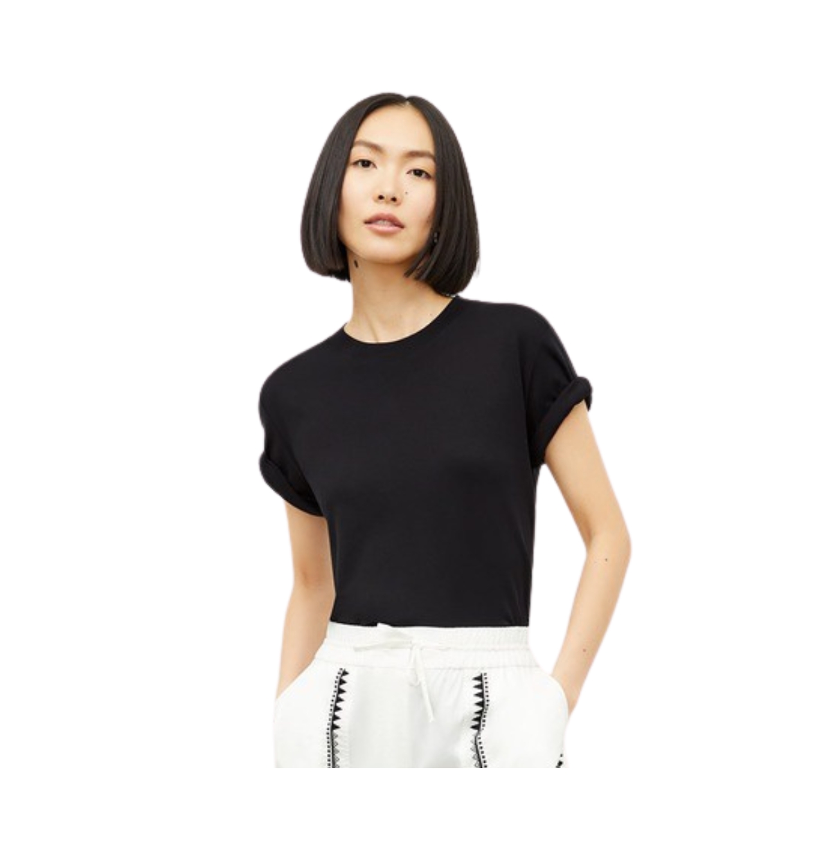 Click here for M.m.LaFleur Womens Leslie T-Shirt - Organic Pima C... prices