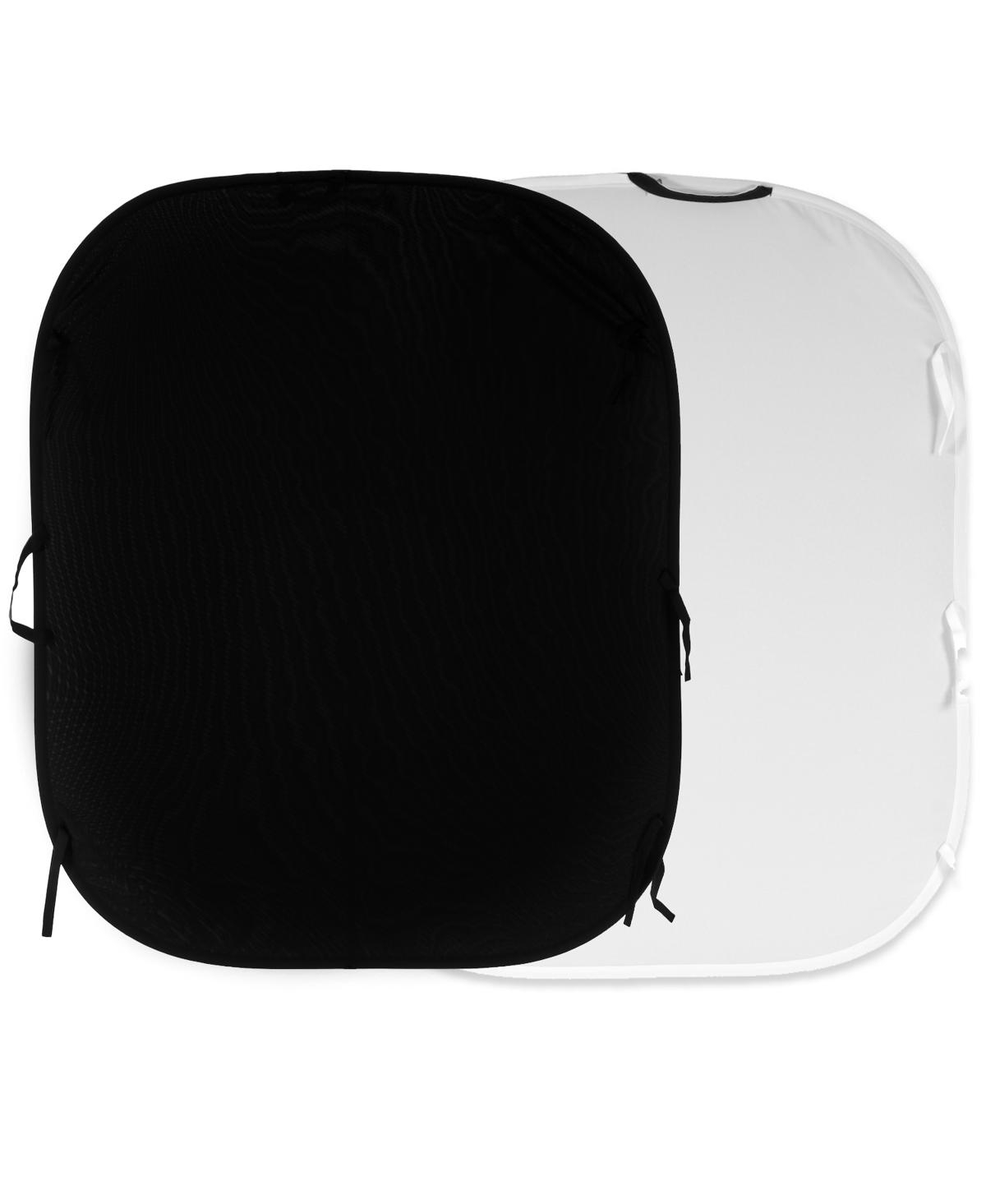 Manfrotto 6x7 Plain Collapsible Reversible Knitted Background  Black/White