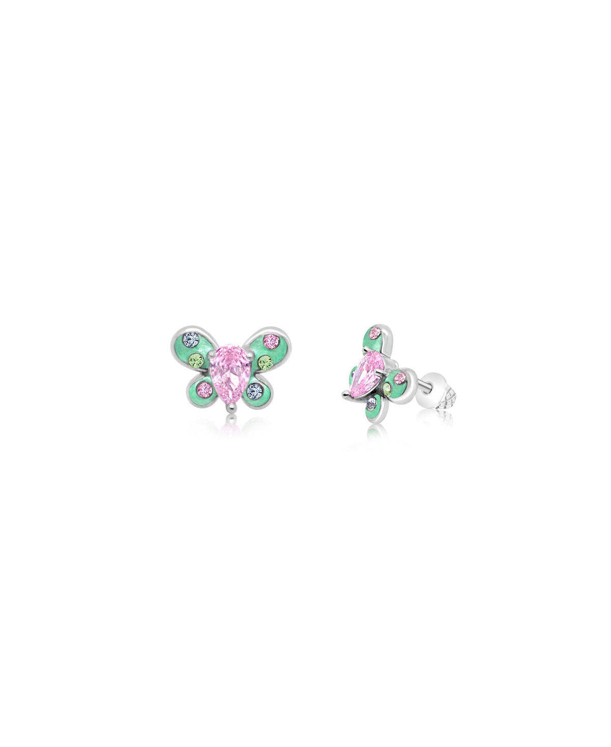 Click here for Chanteur Girls /Girl/Butterfly Pink Green Crystal... prices