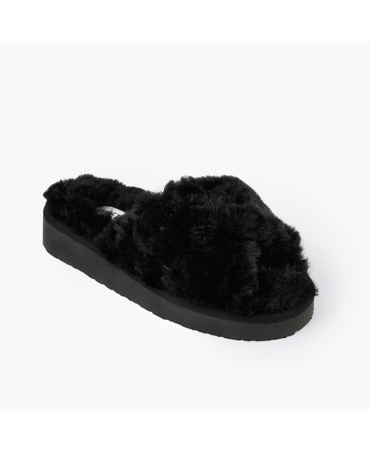 Click here for Minnetonka Womens Teddy Crossband Faux Fur Slipper... prices