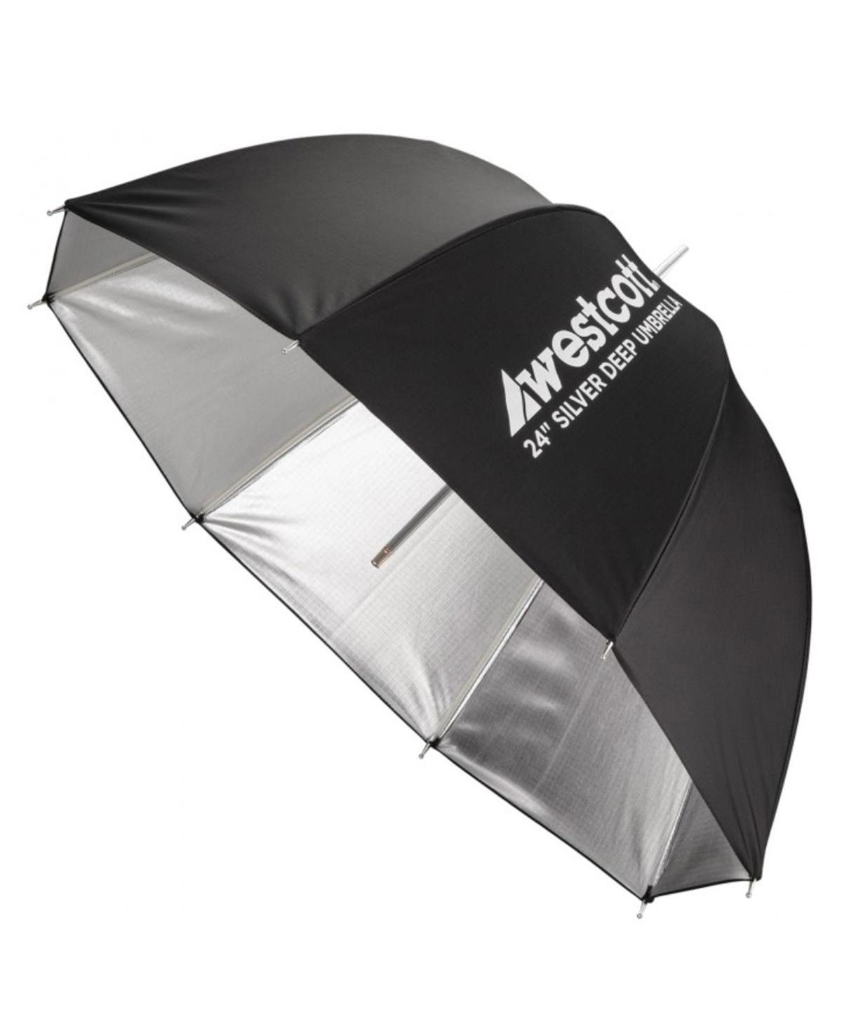 Click here for Westcott 24 Deep Umbrella with Silver Interior - S... prices