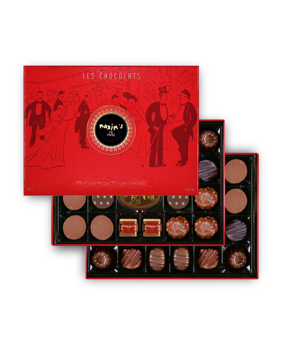 Click here for Maxims De Paris - Elegant 44-Piece Gourmet Chocola... prices