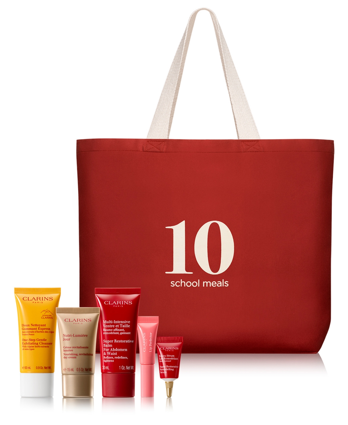 Click here for Free 6-Pc. self-care gift with a Clarins purchase... prices