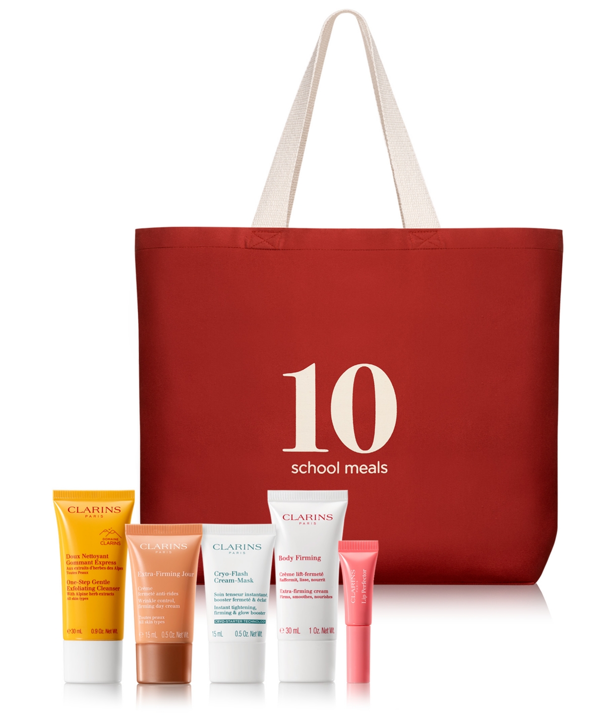 Click here for Free 6-Pc. self-care gift with a Clarins purchase... prices