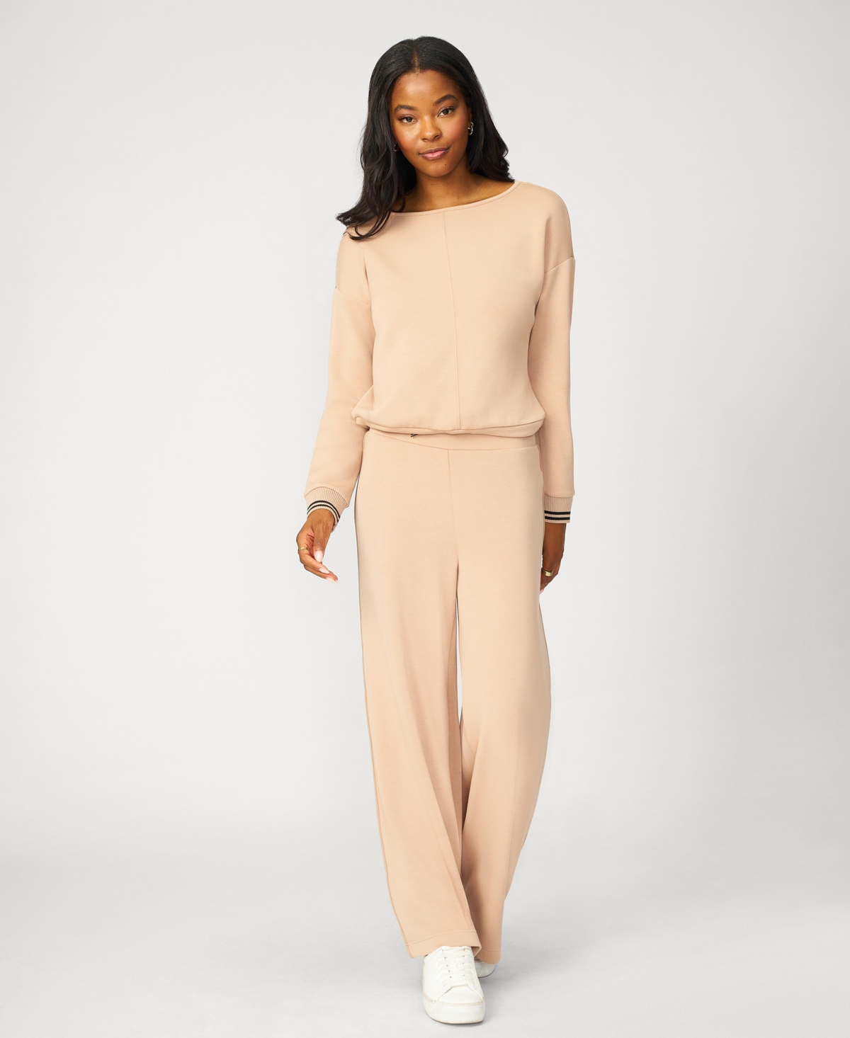 Click here for Cable & Gauge Boat Neck Top & Wide Leg Pant Lounge... prices