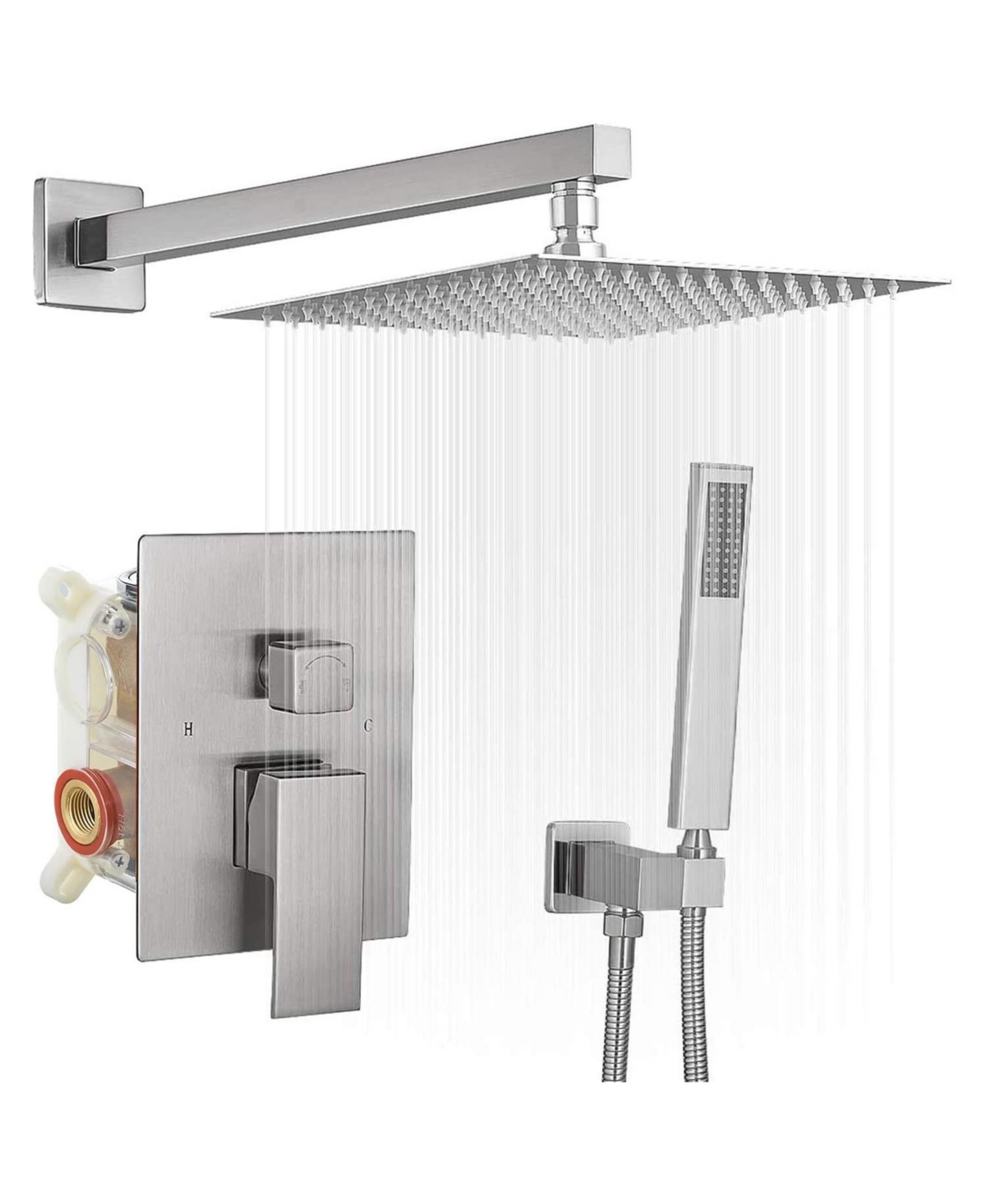 Click here for Greenspring Single Handle 2-Spray Square High Pres... prices