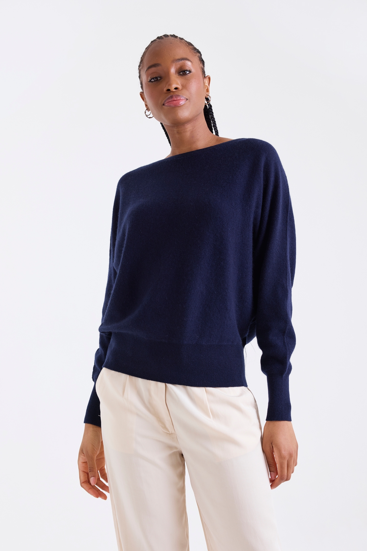 Click here for 1982 Womens Alaia Long Sleeve Cashmere Sweater - N... prices