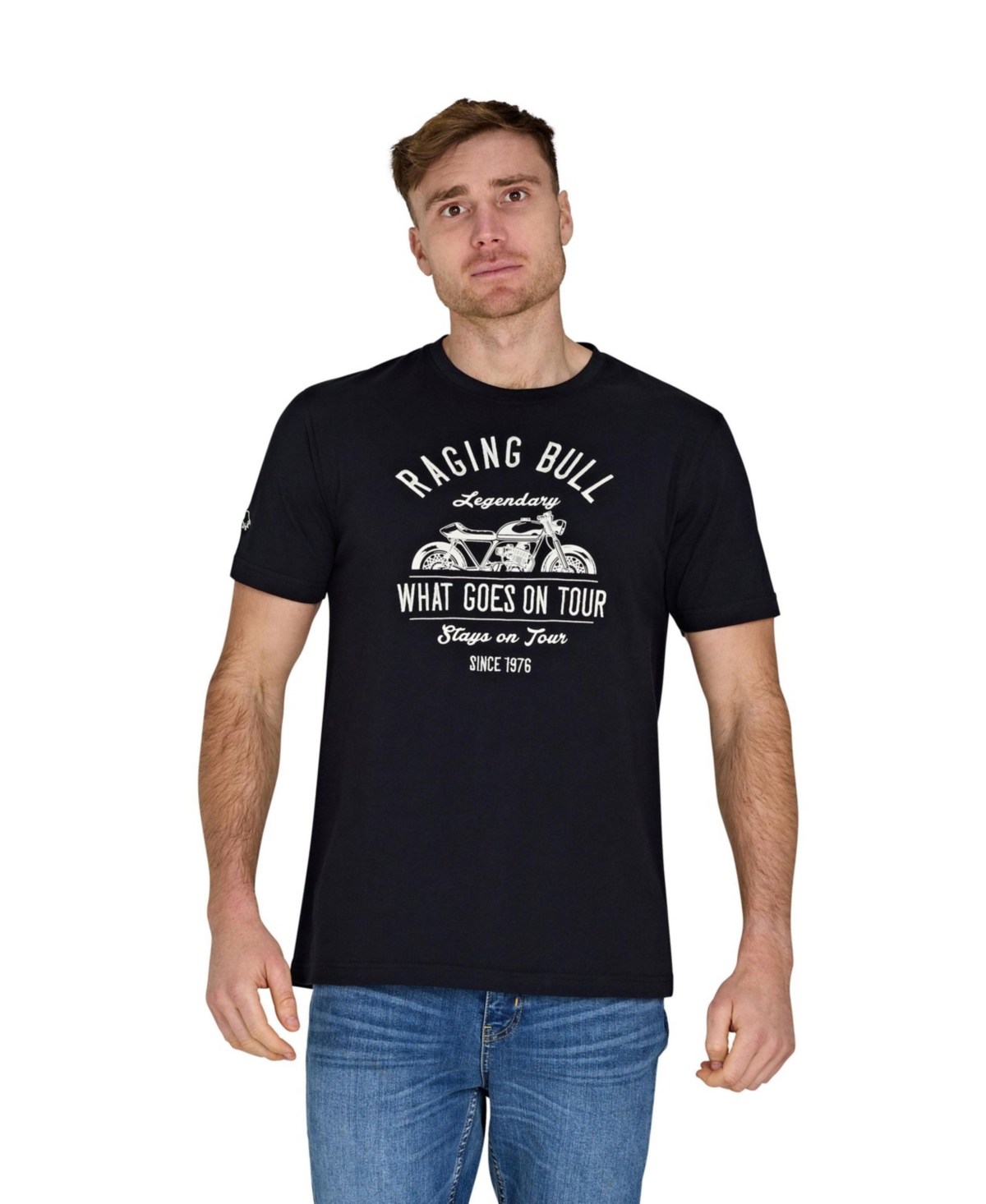 Click here for Raging Bull Mens Rb Ride Out T-Shirt - Black prices