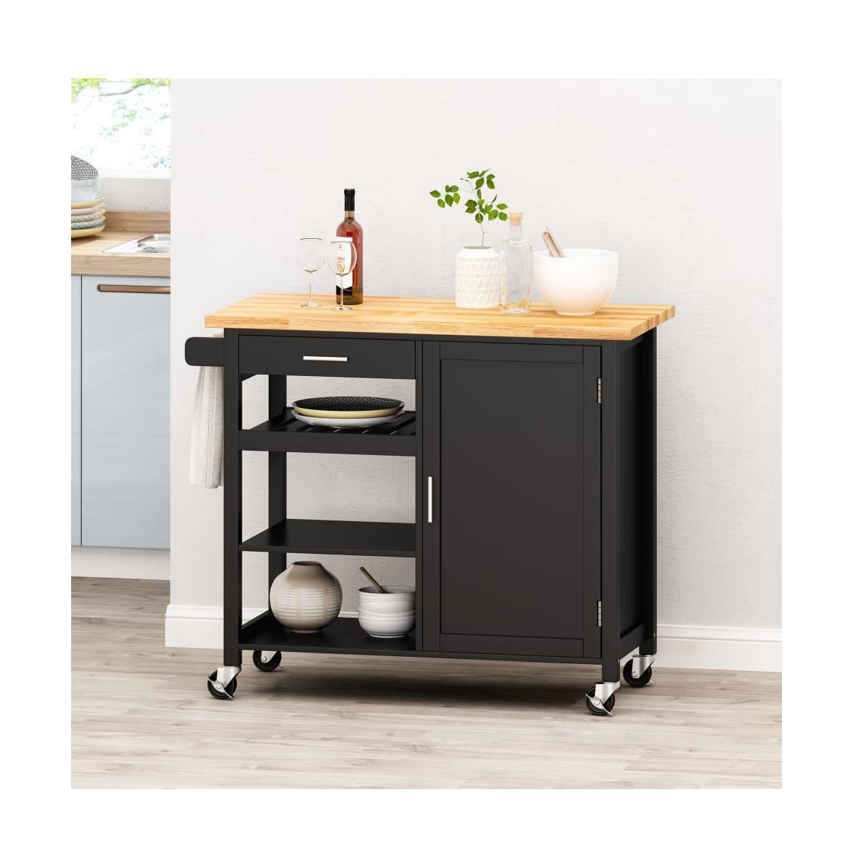Click here for Maison Boucle 41.75" Rolling Kitchen Island w... prices