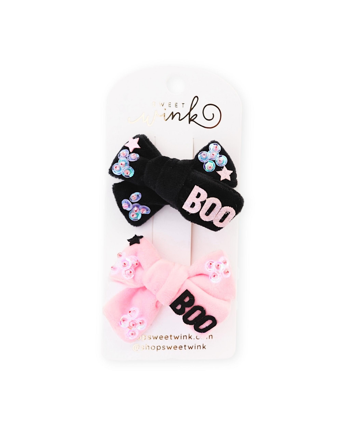 Click here for Sweet Wink Girls Boo Bows Halloween Clip Set - Mul... prices