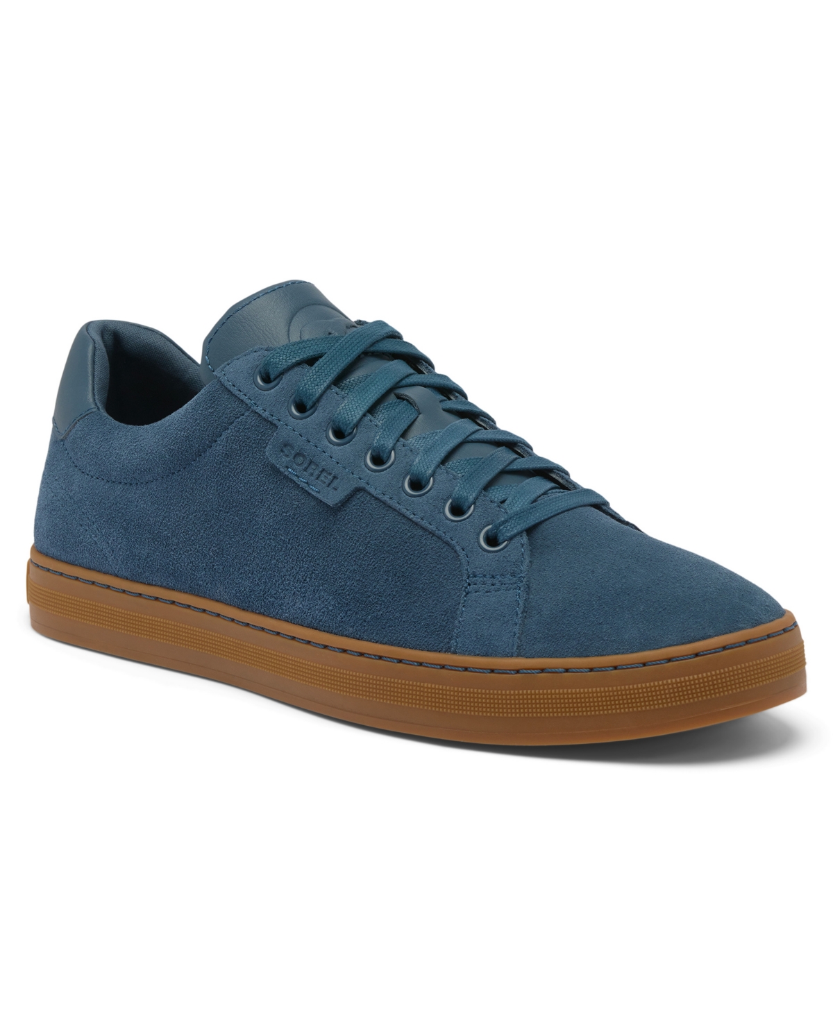 Click here for Sorel Mens Cyprus Lx Sneaker - Uniform Blue  Gum prices