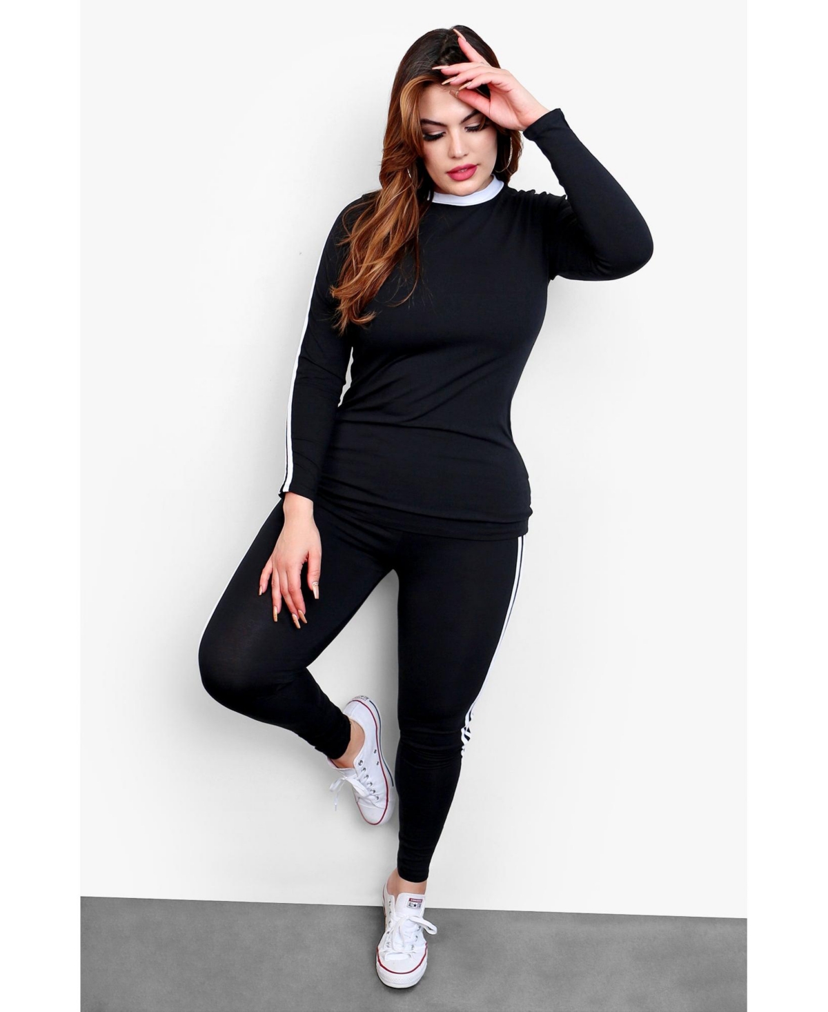Click here for Rebdolls Womens Striped Long Sleeve Top & Legging... prices