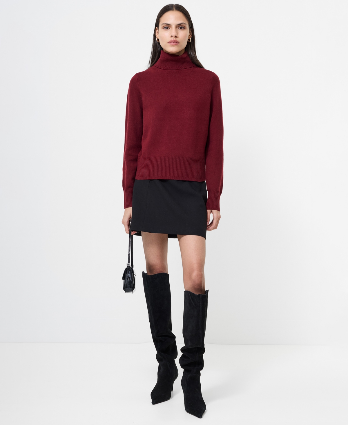 Click here for French Connection Womens Long Sleeve Sweater Top -... prices